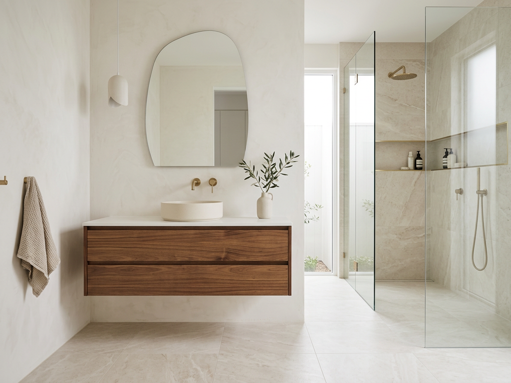 American Walnut · Valley Vanity (1200mm) · 2 Drawer – custom vanity.